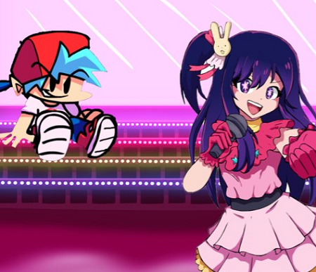 FNF IDOL with Oshi no Ko Unblocked - Chrome Online Games - Game Pluto